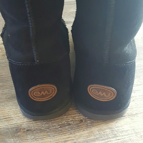 Emu | Shoes | Emu Australia Black Suede Winter Women Boots | Poshmark